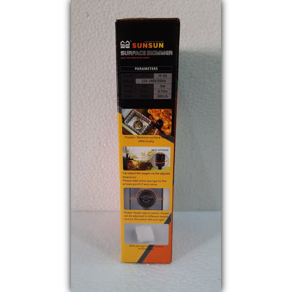 SUNSUN JY-03 Surface Skimmer – RAJ FISH AQUARIUM